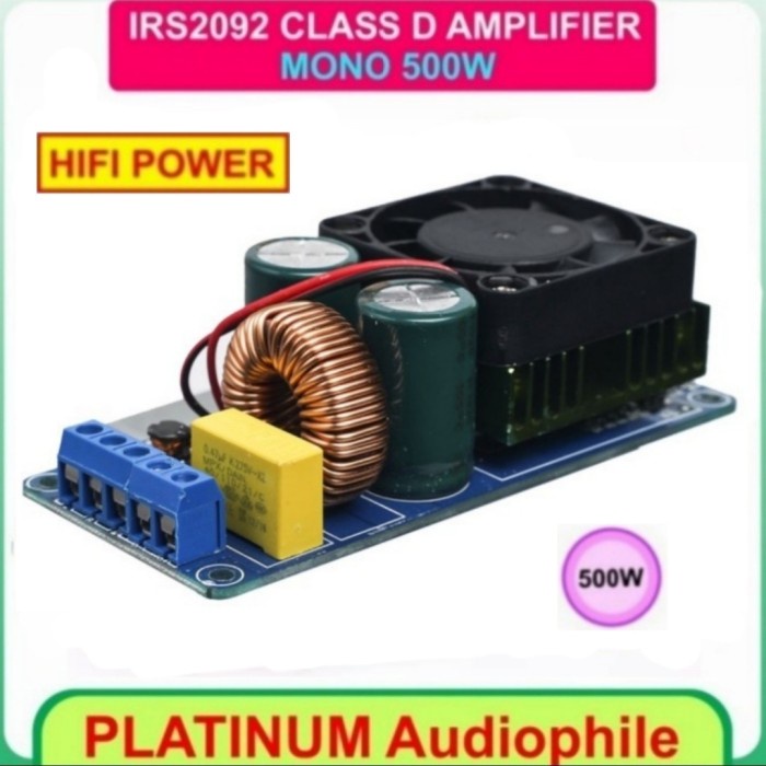 Jual IRS2092 Amplifier Class D 500W mono IRS2092S 500W Class D Amplifier | Shopee Indonesia