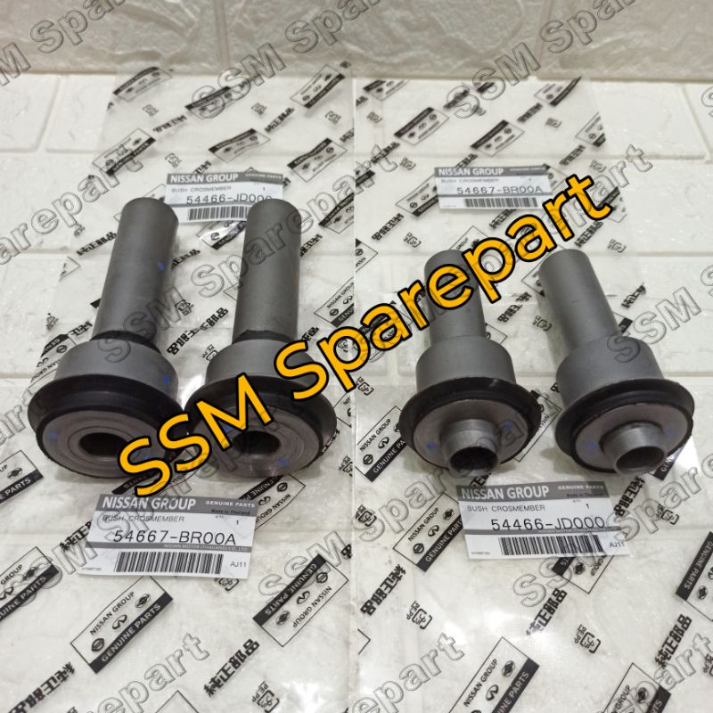 Jual Bushing Cross Member Crossmember Panjang Pendek Xtrail T31 T32 Serena C25 C26 Juke 1Set 4pc ...
