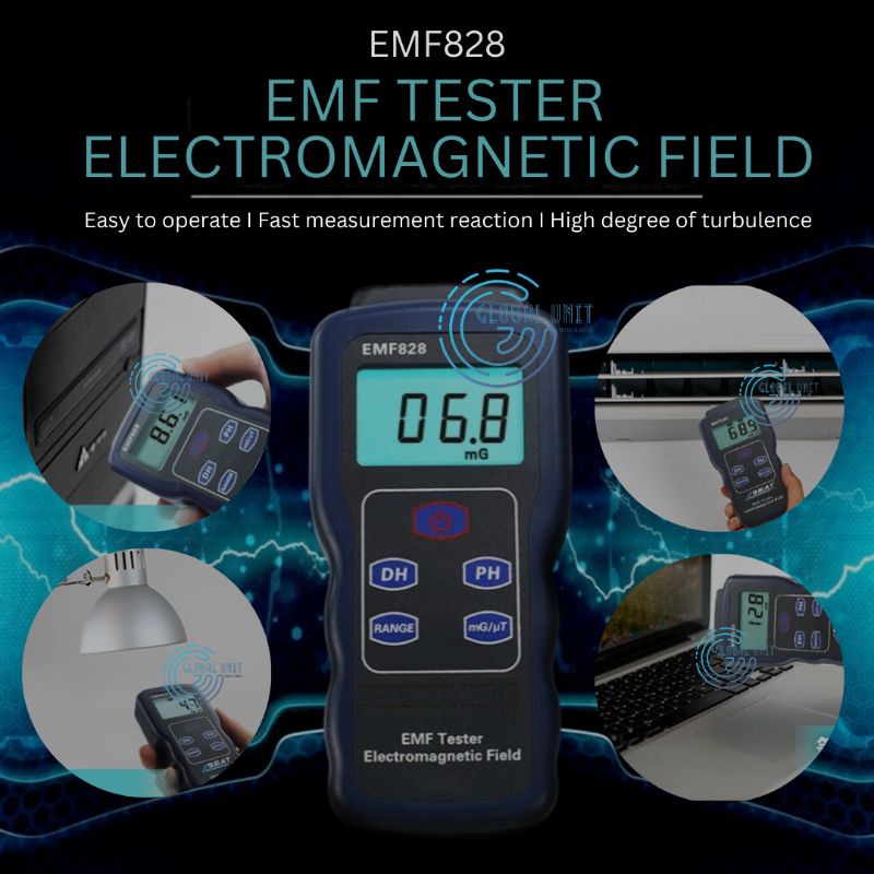Jual EMF828 EMF Tester Electromagnetic Field Radiation - Alat Ukur ...