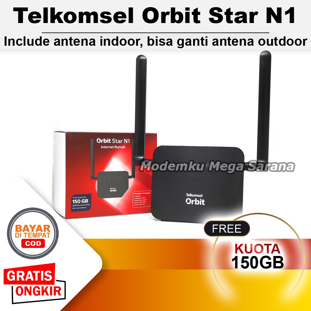 Jual Telkomsel Orbit Star N1 Modem Router Wifi 4G Pengganti Orbit Star ...