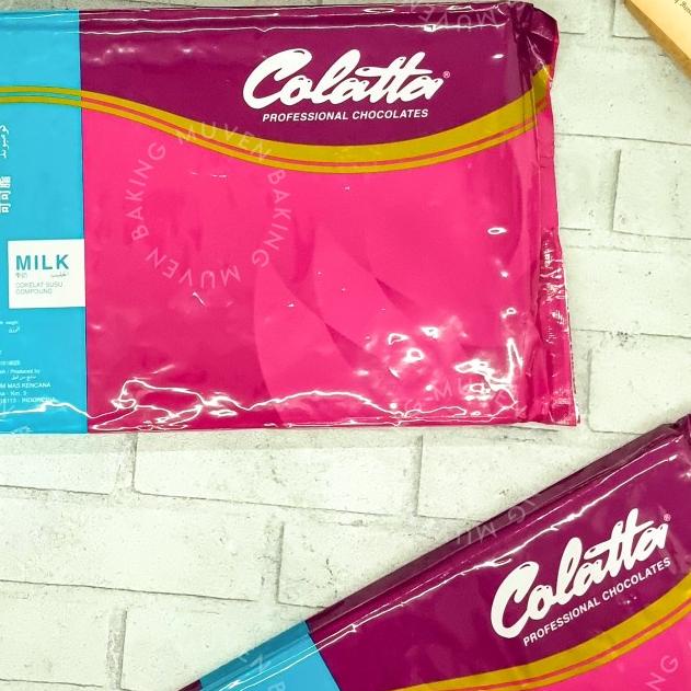 Jual COKLAT BATANG COLATTA MILK 1 Kg / COKELAT CHOCOLATE COMPOUND ...