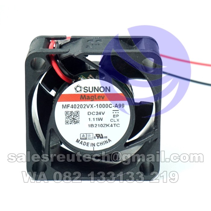 Jual Fan 24Vdc 40x40x20mm Sunon Maglev MF40202VX-1000C-A99 / Fan 4cm ...