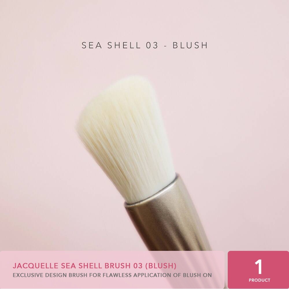Jual Jacquelle Beauty Brush - Sea Shell Single Brush | Shopee Indonesia