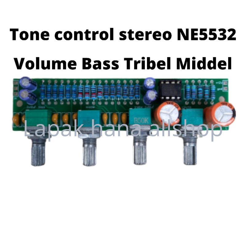 Jual Tone control ne5532 class d stereo setereo volume bass tribel ...