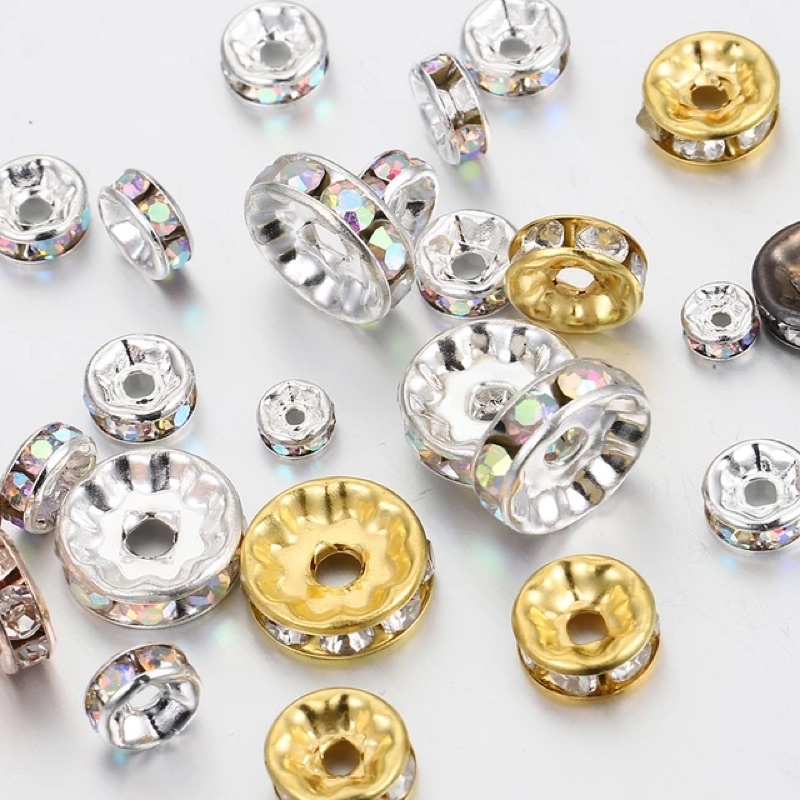 Jual 12pcs Pembatas Mote Gelang - Pembatas Monte - Sekat Diamond ...