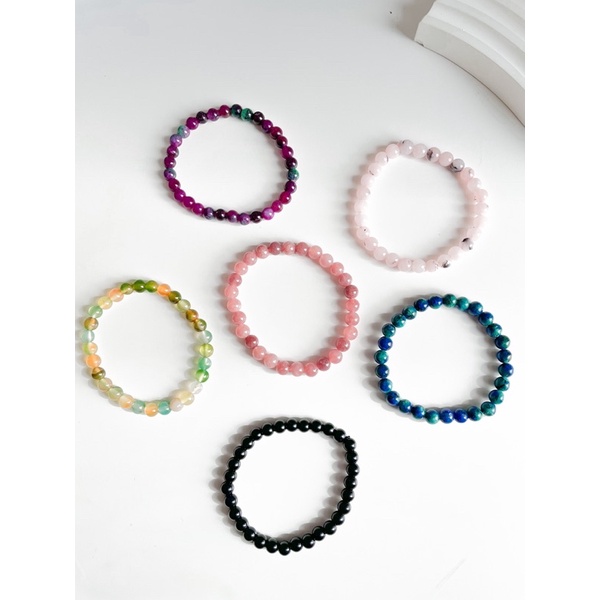 Jual Gelang Batu Alam Giok Kristal Asli Wanita Stone Crystal Bracelet ...