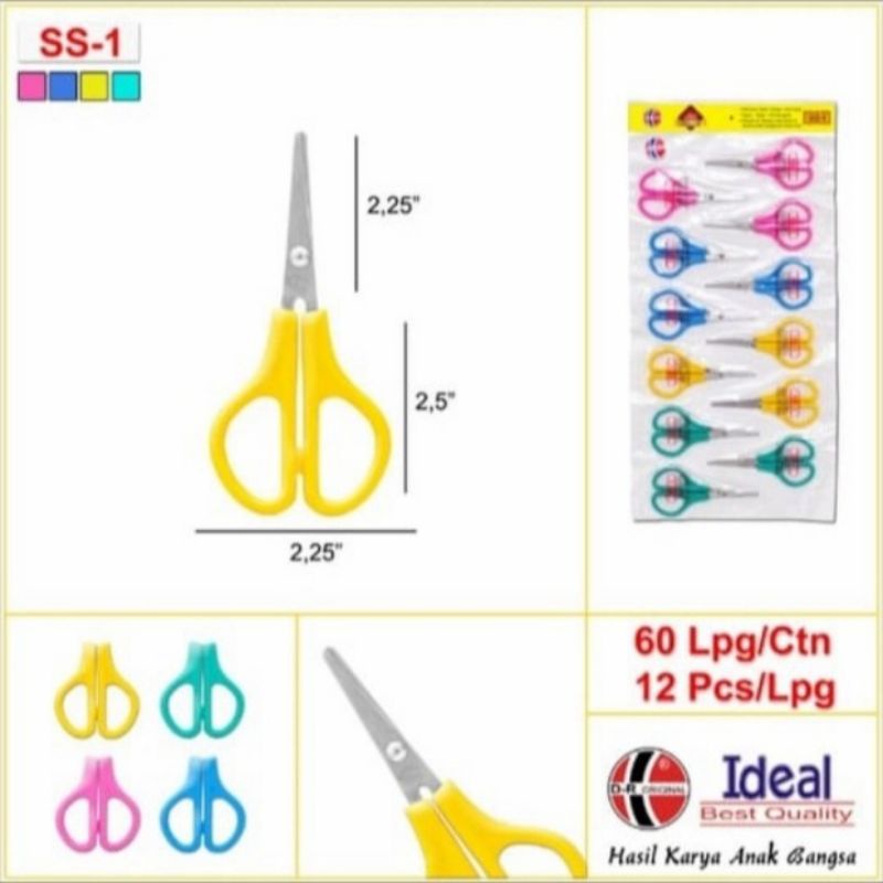 Jual Gunting renceng Trend SS-1 ( 1lbr/12pcs ) | Shopee Indonesia