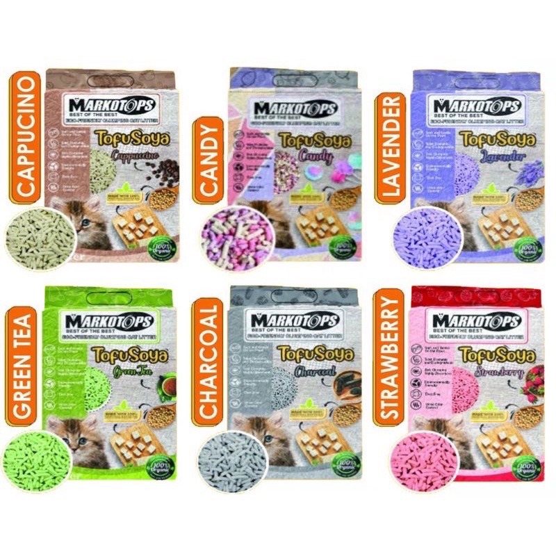 Jual MARKOTOPS TOFU - Pasir Gumpal Tofu Kucing 7 Liter | Shopee Indonesia
