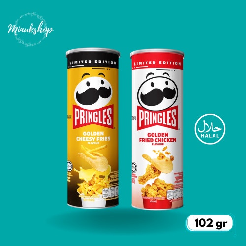 Jual PRINGLES Golden Limited Edition Fried Chicken Snack Import 102 gr ...