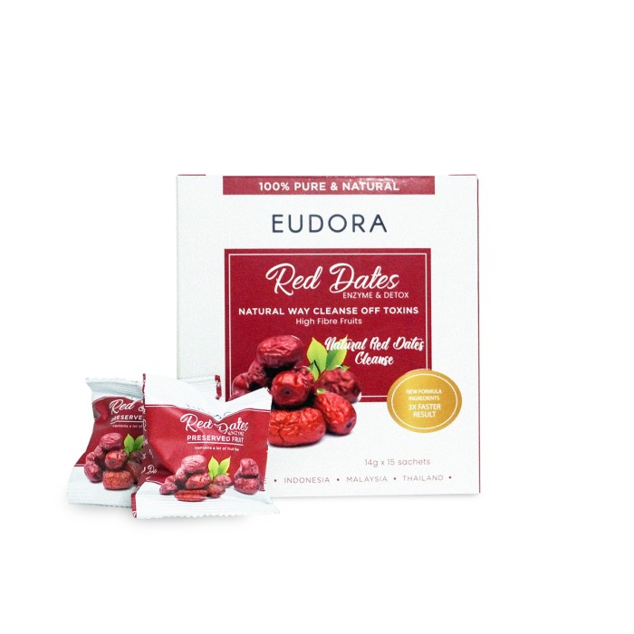 Jual Eudora - Red Dates/Plum | 5pcs | Shopee Indonesia