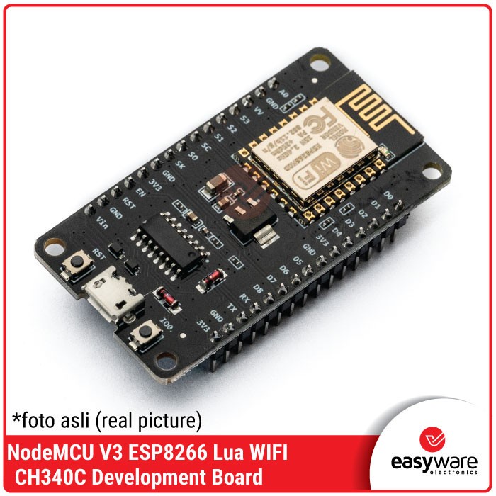Jual NodeMCU V3 ESP8266 CH340 CH340C NodeMCU Lolin Lua WIFI ESP8266 ... Jual NodeMCU V3 ESP8266 CH340 CH340C NodeMCU Lolin Lua WIFI ESP8266 ...