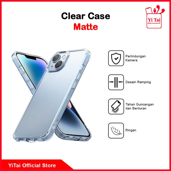 Jual YI TAI - YC-24 Case Glass Matte 9H Iphone 14 14 Plus 14 Pro 14 Pro ...