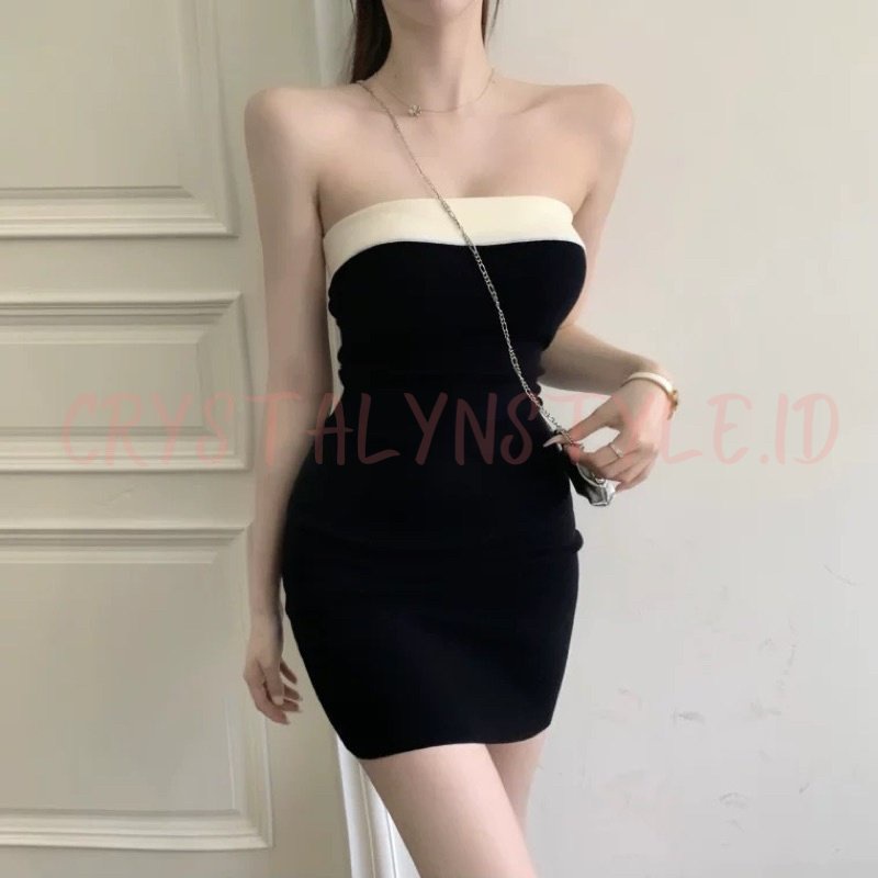 Jual *IMPORT* Mini Dress / Gaun / Terusan Model Kemben Bangkok BKK ...