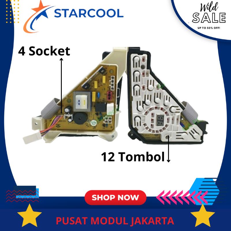 Jual modul pcb mesin cuci sharp ES-M805 ES-M806 ES-M905 ES-M906 ...