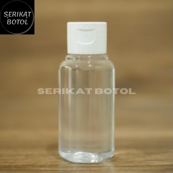 Jual BOTOL 60ML FLIPTOP TUBULAR CLEAR FLIPTOP PUTIH 70 ML PET FLIP TOP ...