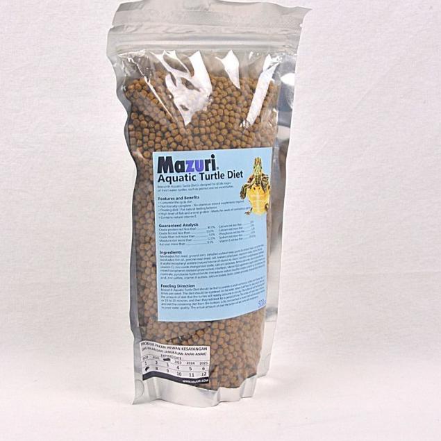 Jual Mazuri AQUATIC Turtle Diet 500gr ( makanan Kura-kura Air) | Shopee ...