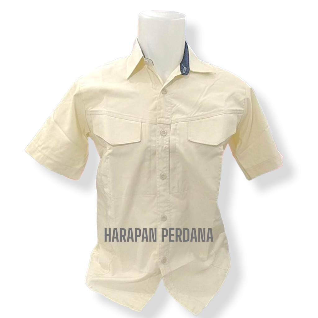 Jual Kemeja Seragam PDH kantor Satpol PP Cream | Shopee Indonesia