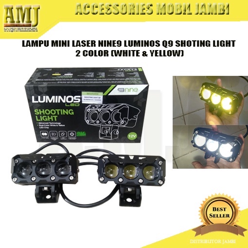 Jual LAMPU MINI LASER NINE9 LUMINOS Q9 SHOTING LIGHT LASER 2 COLOR ...