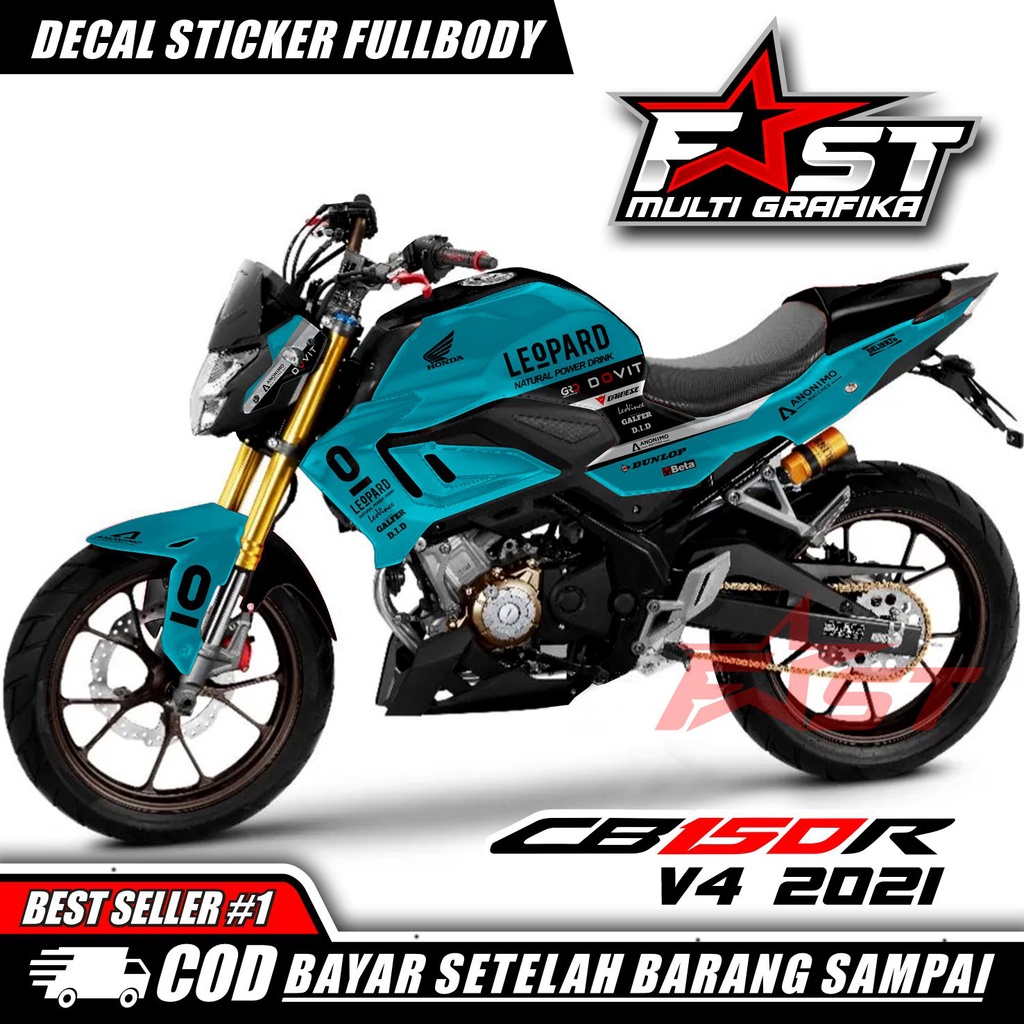 Jual BISA COD Decal Sticker New CB 150R 2021 LEOPARD Stiker CB 150R V4 ...