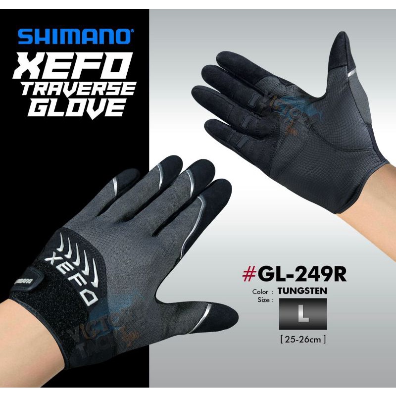 Jual SARUNG TANGAN MANCING SHIMANO XEFO ROCK TRAVERSE GL-249R SIZE L | Shopee Indonesia