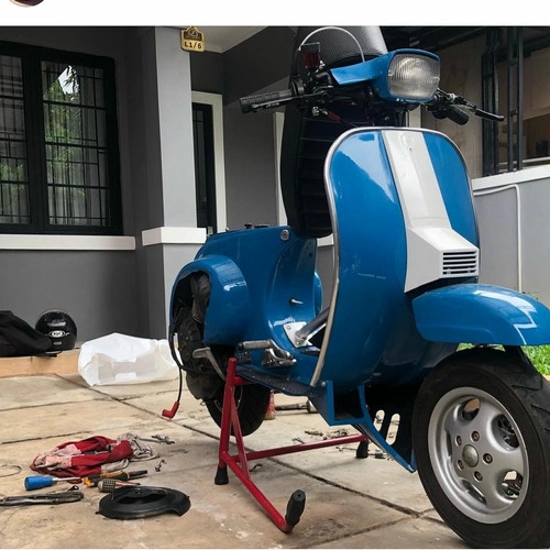 Jual Standar Stand Paddock Vespa Super Sprint PX Balap Racing Model ...