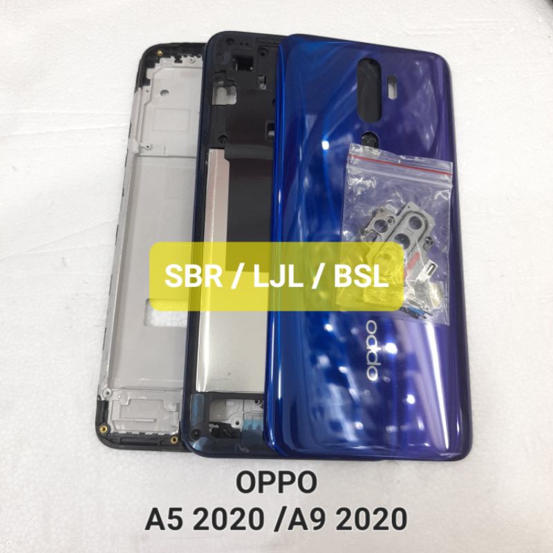 Jual kesing housing casing full set oppo a5 2020 / a9 2020 frame ...