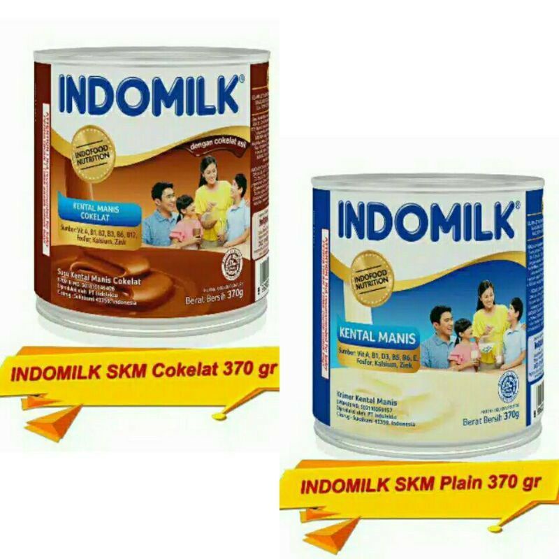 Jual Susu Kental Manis Indomilk / SKM Indomilk kemasan 370 gram ...