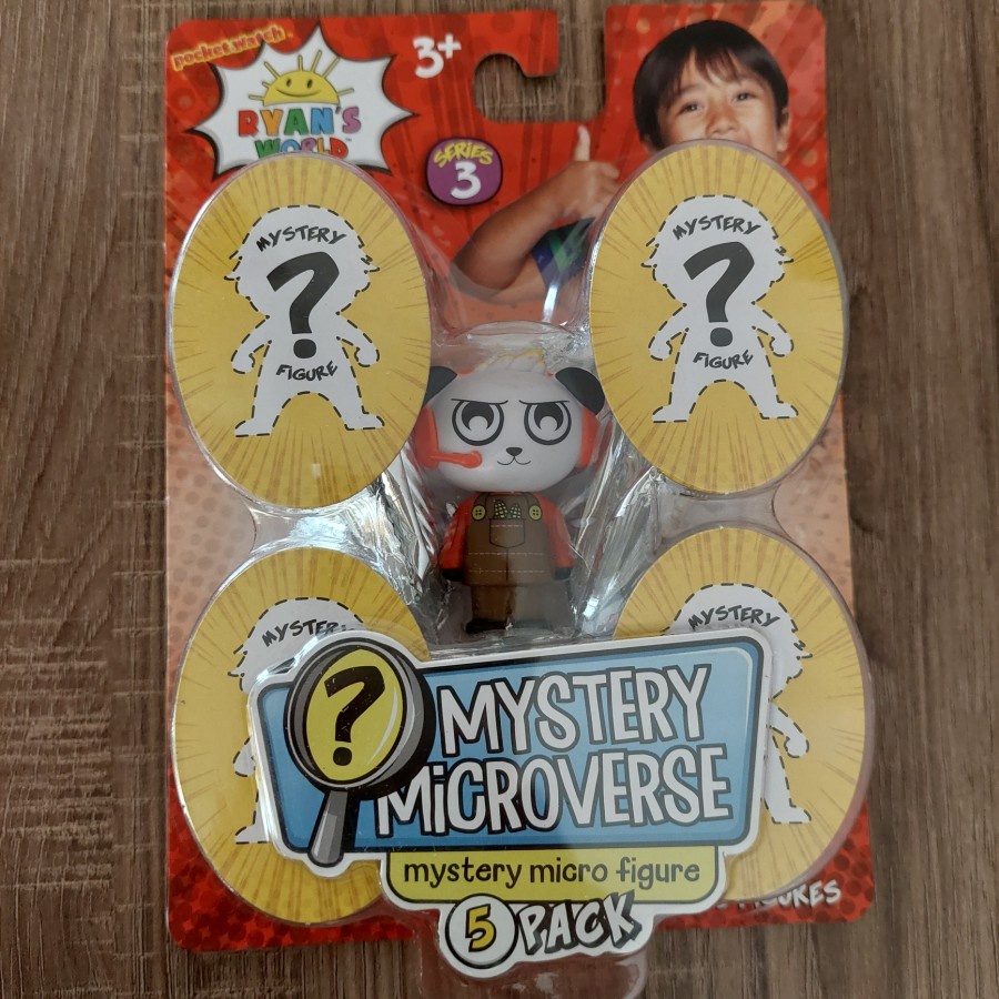 Jual Ryan's World Toys Mystery Microverse 5 Pack Farmer Combo Panda ...