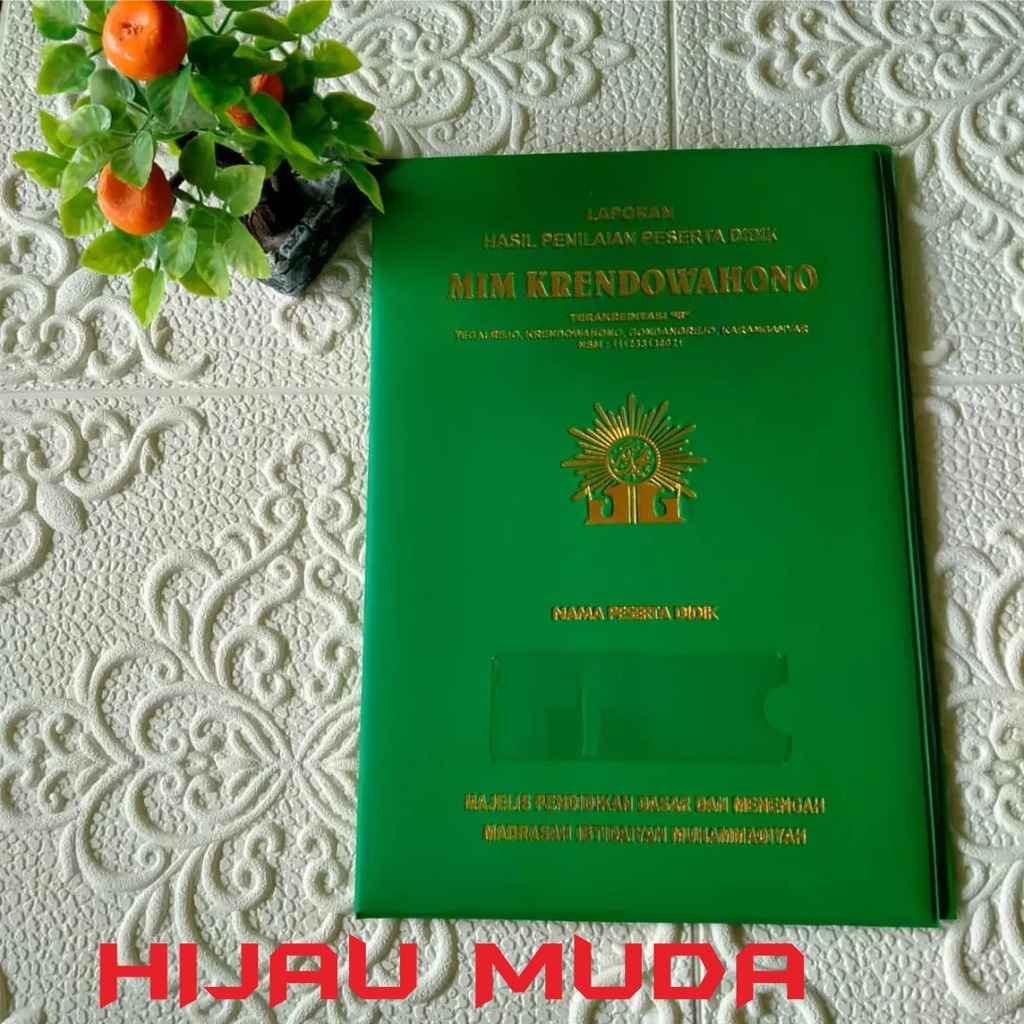 Jual MAP IJAZAH / MAP RAPORT SEMI KULIT EMBOS (HOT PRINT) | Shopee ...