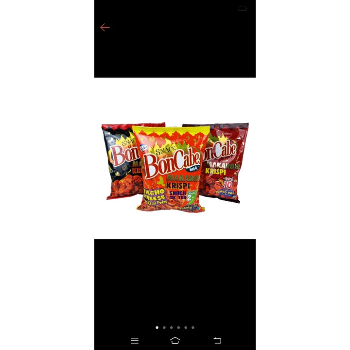 Jual BonCabe Snack Makaroni Krispi Level 10 & Level 15 Kemasan Bungkus ...