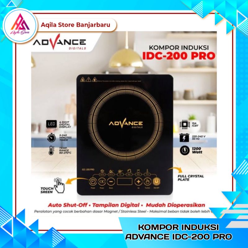 Jual KOMPOR INDUKSI IDC-200 PRO / ADVANCE INDUCTION COOKER IDC-200 PRO ...