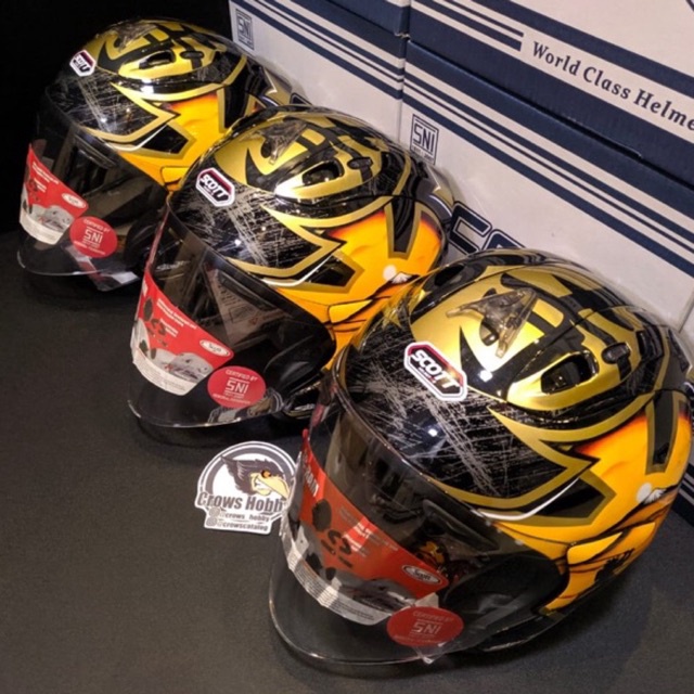 Jual HELM SCOTT VZ RAM Motif Pedrosa Spirit Gold bukan TSR | Shopee ...