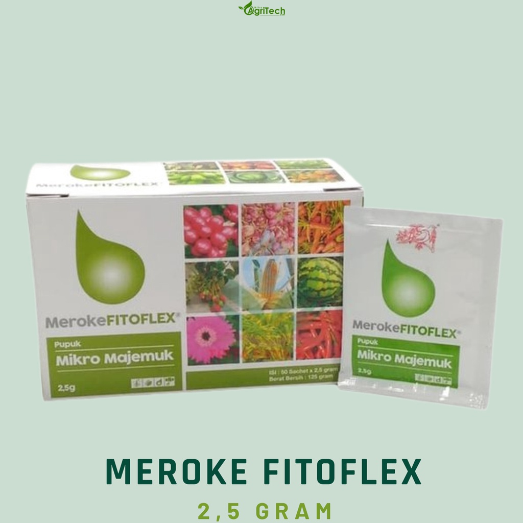 Jual PUPUK MEROKE FITOFLEX 2,5 GRAM PER SACHET KEMASAN PABRIK ...