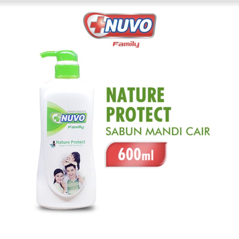 Jual Nuvo Family Sabun Mandi Cair Nature Protect Botol 600 ml | Shopee ...