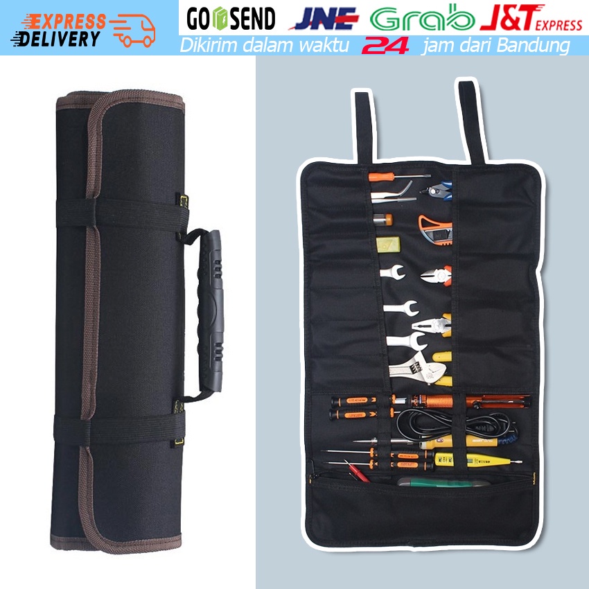 Jual Electrical Tool Bag Rool/Tas kunci Kunci/Tas Perbengkelan | Shopee ...