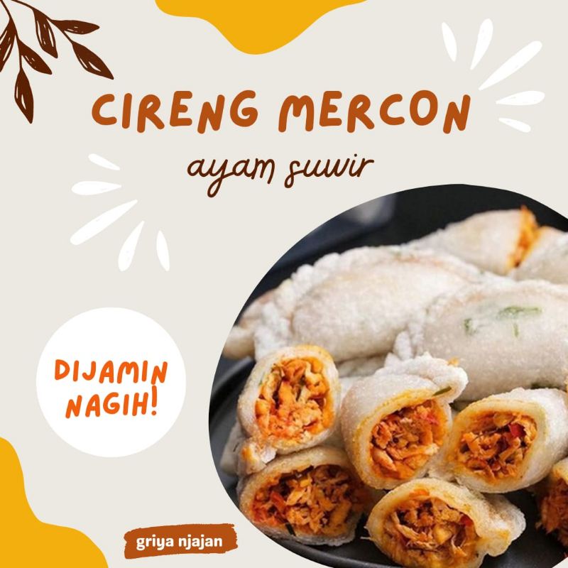 Jual Cireng mercon ayam suwir / cireng mercon premium / cireng mercon ...