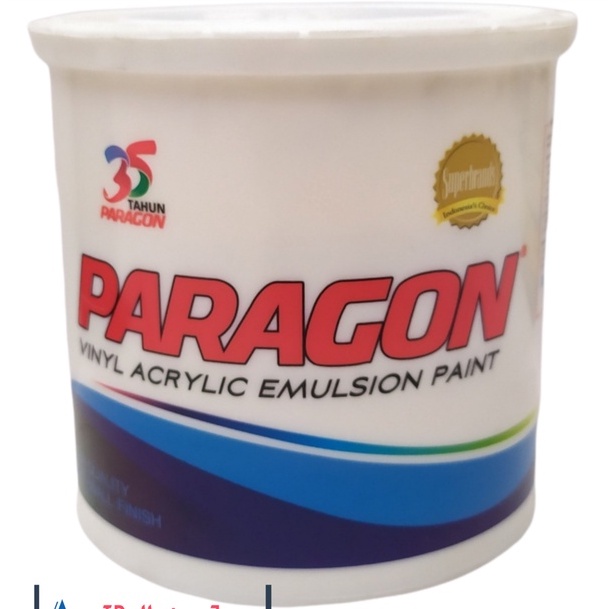 Jual Cat Tembok Paragon 1 Kg Putih / Putih Salju / Hitam | Shopee Indonesia