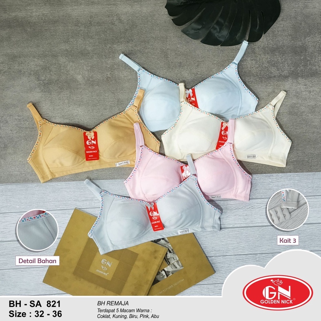 Jual 1 Pcs Bra Remaja Golden Nick SA 821 | Size 32 34 36 | Bra Wanita ...