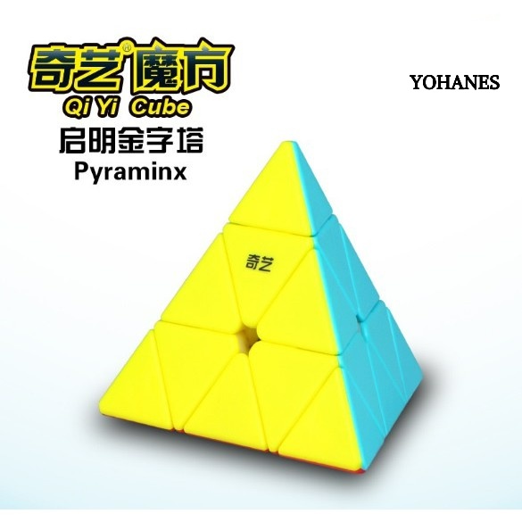 Jual Original Rubik QIYI Qiming A Piramid Pyraminx Segitiga Magic Cube ...