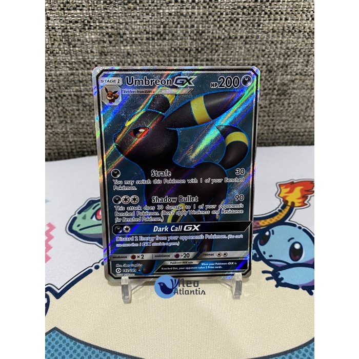 Jual Pokemon TCG English Umbreon GX 142/149 Full Art Sun & Moon Base ...