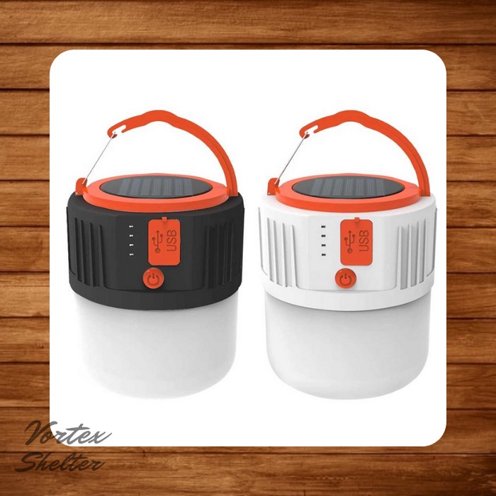 Jual Senter Camping Lampu Tenda Camping Portable Led Rechargeable Solar ...