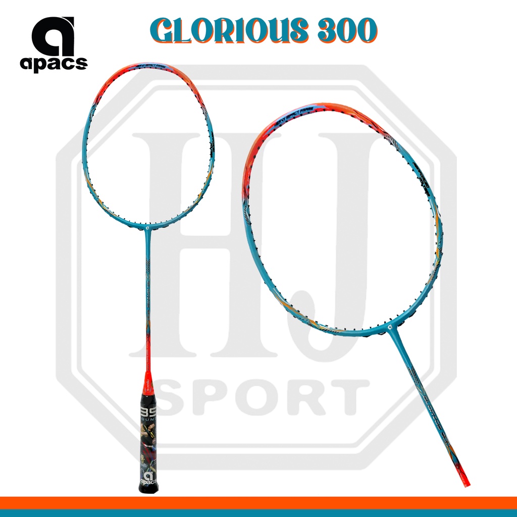 Jual Raket Original Apacs Glorious 300 Bonus Senar dan Tas Badminton ...