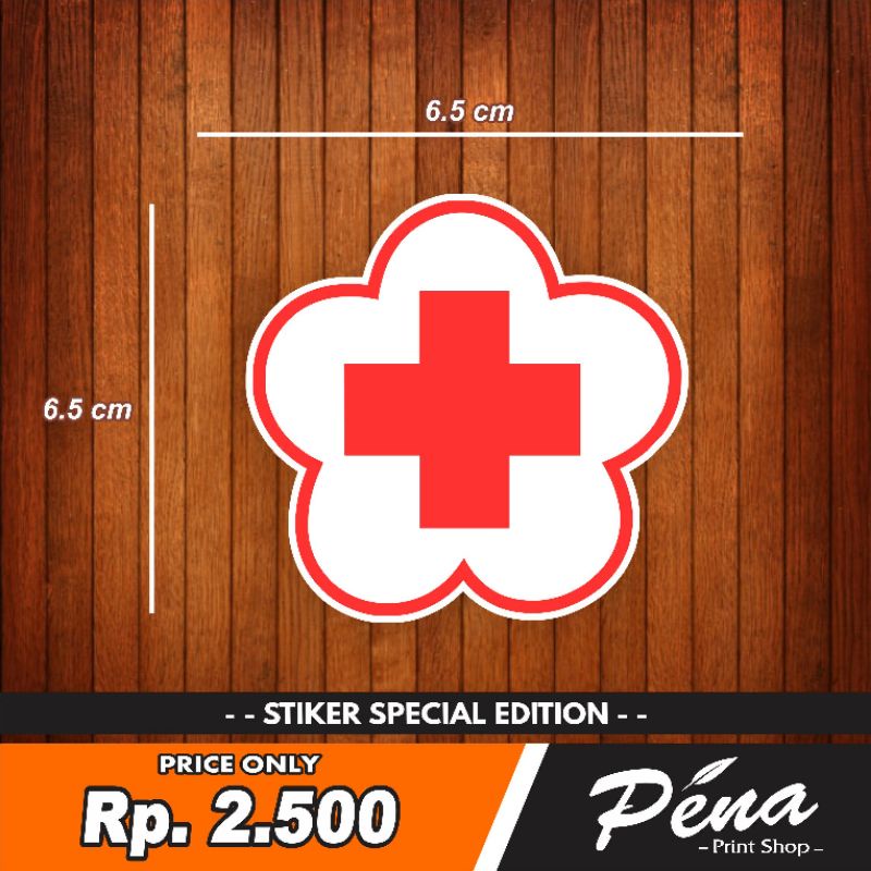 Jual Stiker PMI Palang Merah Indonesia Tahan Air | Shopee Indonesia