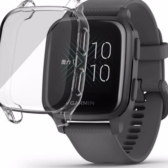 Jual Garmin Venu Sq Music Casing Full Cover Layar Case TPU Silikon Acc ...