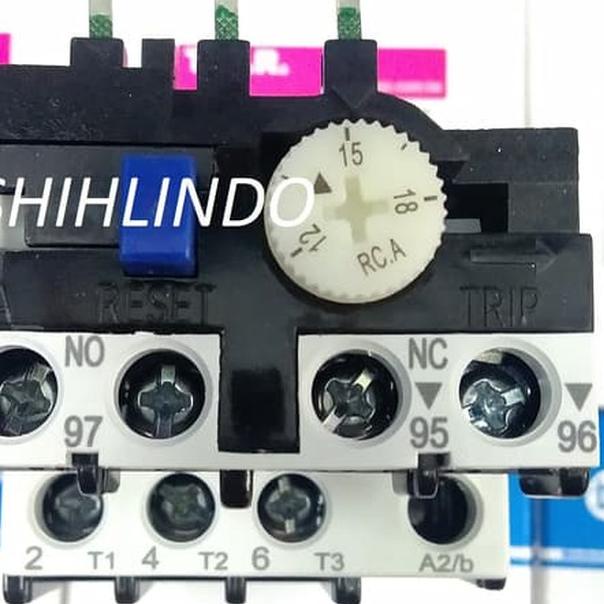 Jual Thermal Overload Relay TH-P12E Shihlin Electric 0.19A ~ 18A 1NO1NC ...