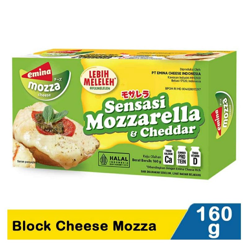 Jual Emina Block Cheese Mozza 160g | Shopee Indonesia