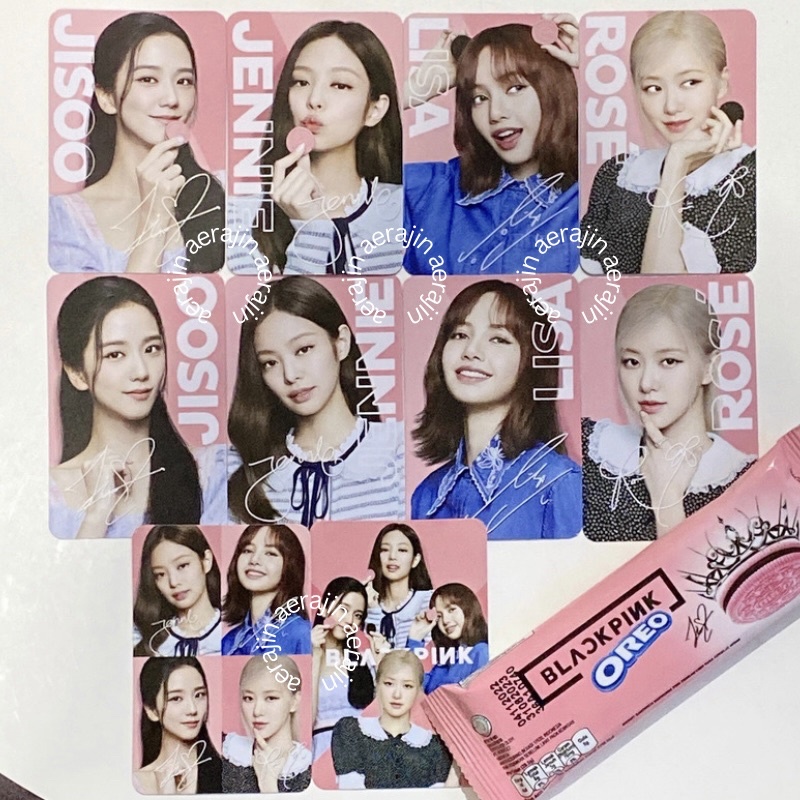 Jual OFFICIAL BLACKPINK X OREO | JISOO JENNY LISA ROSE | Shopee Indonesia