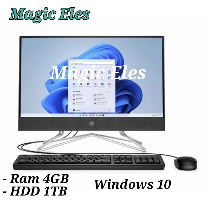 Jual PC AIO HP 200 G3 intel Core i3 - 6006U Ram 4GB HDD 1TB Windows 10 ...