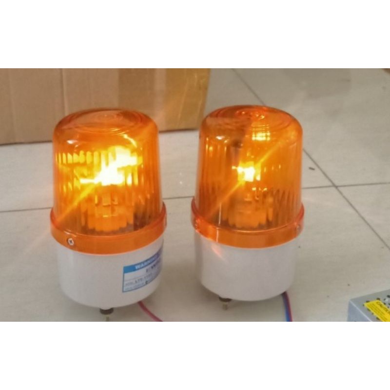 Jual Warning Light 4inch LTE1103 Rotary Lamp Neon | Shopee Indonesia