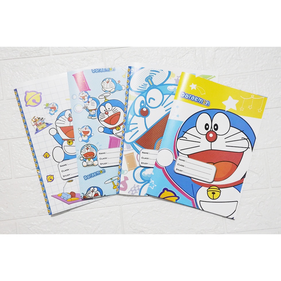 Jual (ISI 20 LEMBAR) Sampul Buku DORAEMON / Sampul Fancy karakter ...